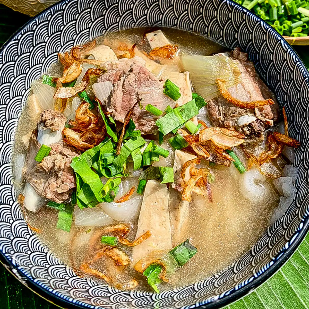 Best Khao Piak Sen Recipe (Lao Noodle Soup) - Kydelicia