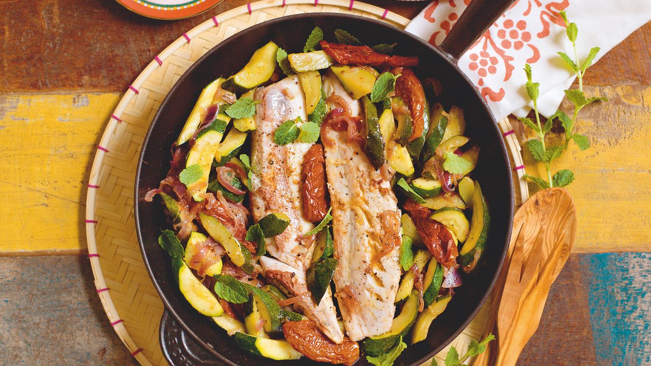 Receita de Curl Padella com Courgettes - Kydelicia